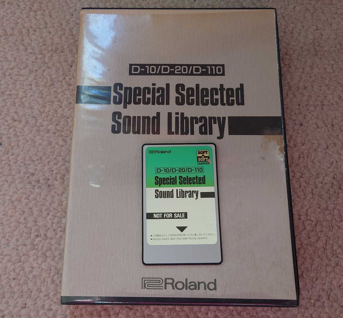 【目立った傷や汚れなし】★【ROM】 Roland D-10 D-110 D-20 Special Selected Sound ...