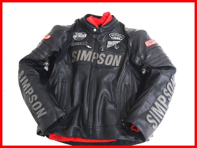 【やや傷や汚れあり】SD-474★SIMPSON シンプソン フラッグシップモデル SJ-8139PRM プレミアムPUレザージャケット サイズ LW の落札情報詳細 - ヤフオク落札価格検索 ...