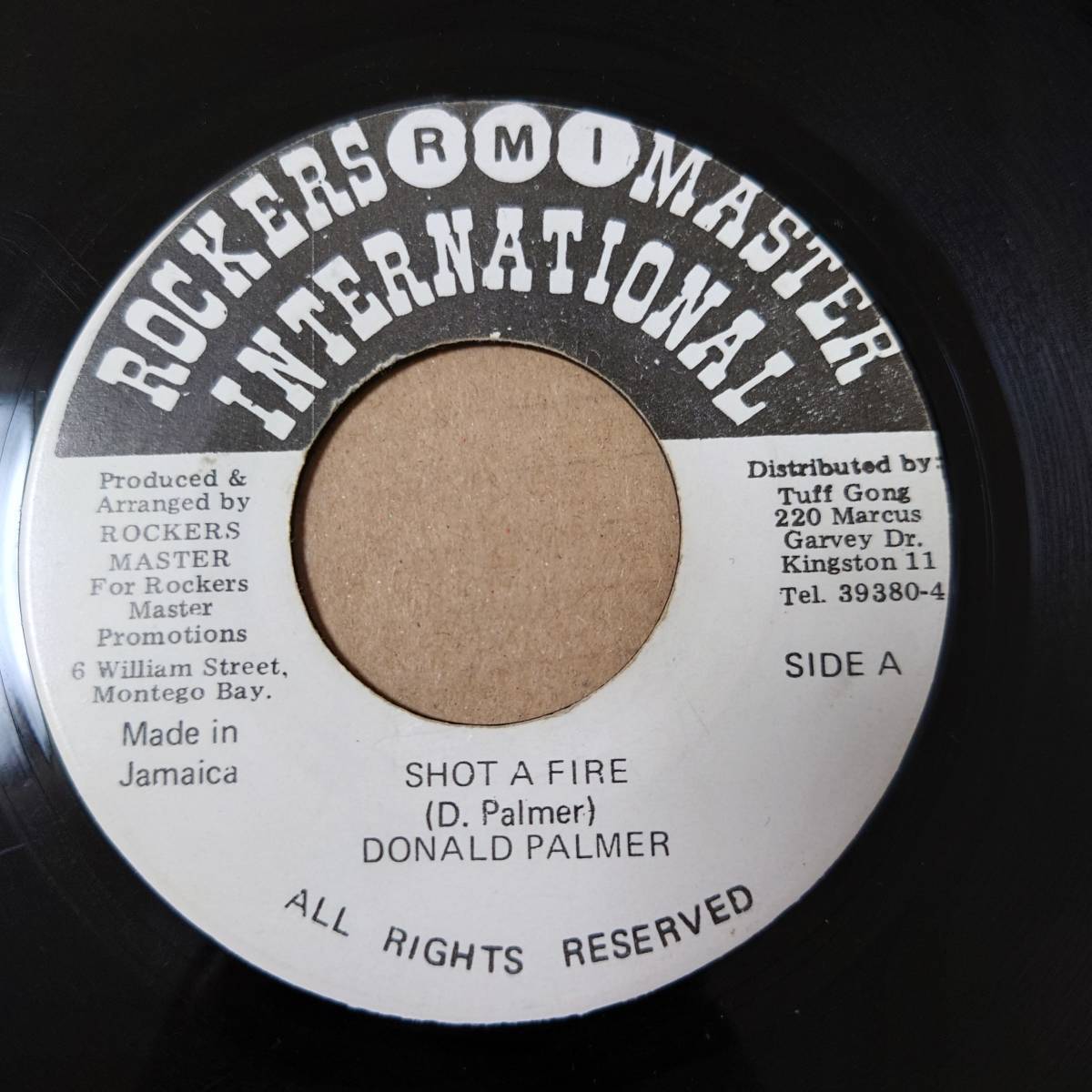 【目立った傷や汚れなし】★レア早口★ Donald Palmer - Shot A Fire / 激ヤバ！！ // Rockers ...