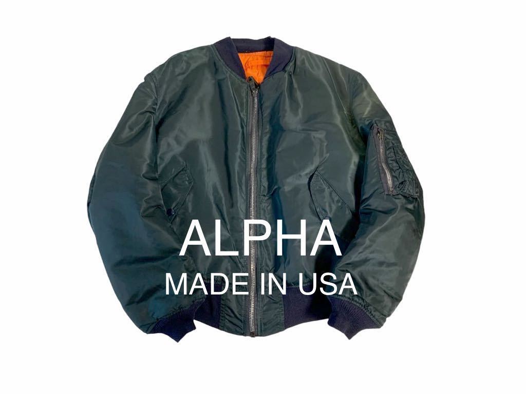 【やや傷や汚れあり】ALPHA MA-1 ネイビー フライトジャケット XL USA製 アルファ MA1 アメリカ製 USAF エアフォース 空軍 ma1 紺の落札情報詳細 - ヤフオク落札 ...
