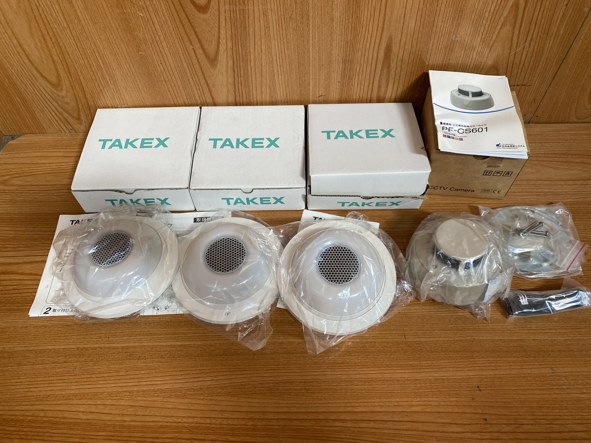 【未使用】★a-203＜未使用品 ＞竹中エンジニアリング TAKEX 集音マイクSM-1×3 火災報知器型カメラ セットの落札情報詳細 - ヤフオク落札価格検索 オークフリー