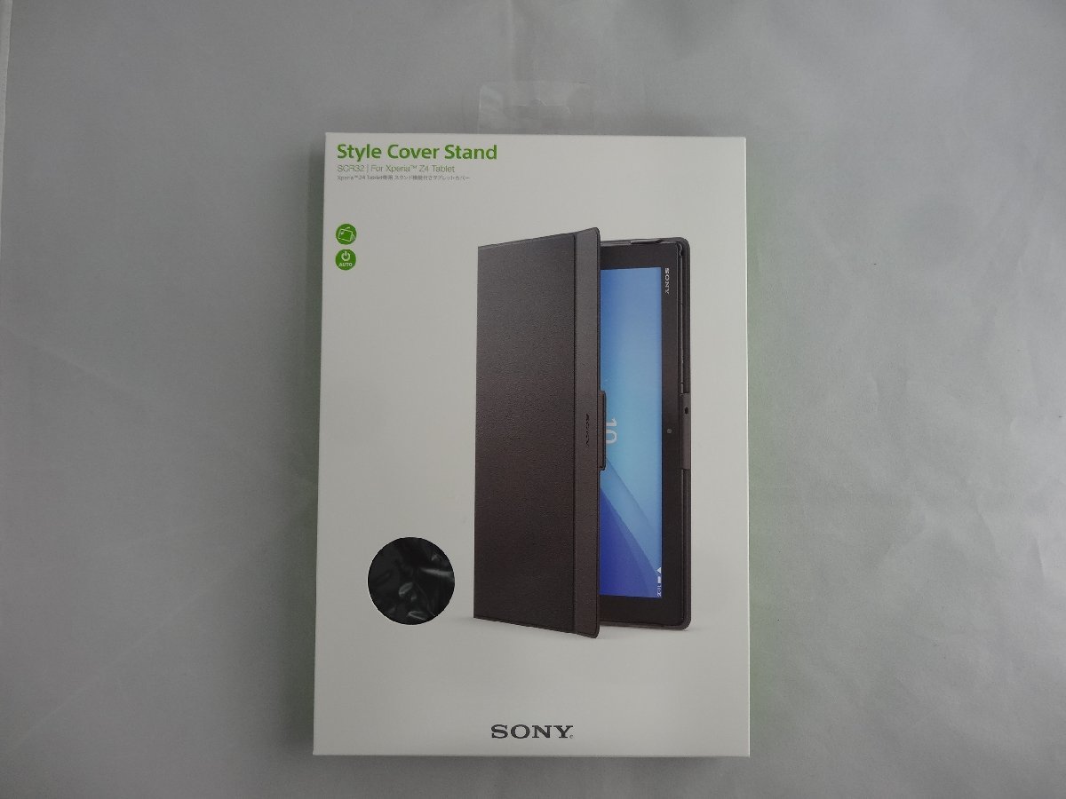 【未使用】2.★ 非売品 ★ Xperia Z4 Tablet専用 スタンド機能付きタブレットカバー SCR32 Style Cover ...