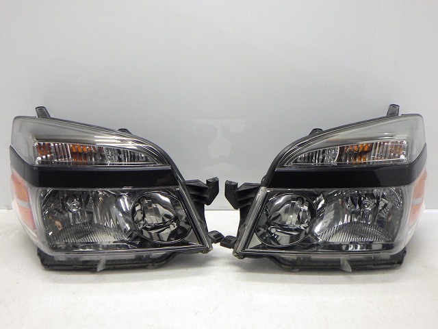 【傷や汚れあり】★コーティング加工済★ トヨタ AZR60/65 ヴォクシー 後期 ヘッドライト 左右セット ハロゲン 28-182 クローム ...