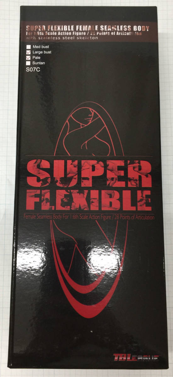 【未使用】TBLeague S07C 1/6スケール シームレス女性ボディ Pale（ヘッドなし） TBLeague female ...
