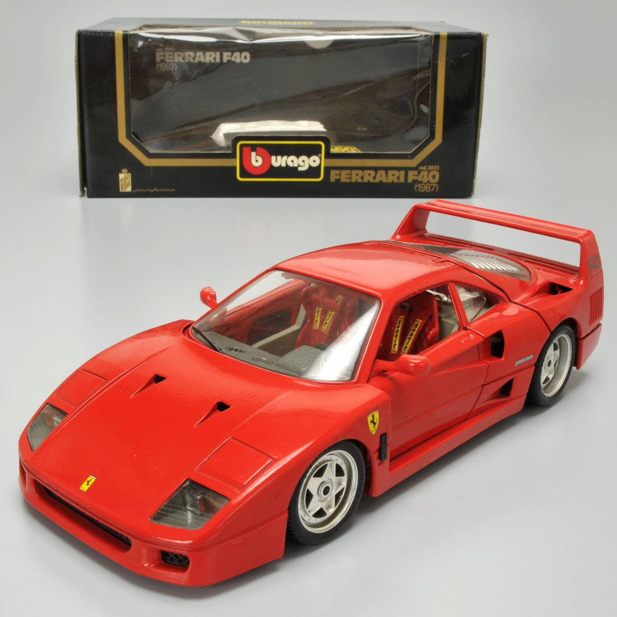 【目立った傷や汚れなし】フェラーリ F40 ★1/18 FERRARI F40 1987 ダイキャストモデル ブラゴ BBURAGOの落札情報詳細 - Yahoo!オークション落札価格検索 ...