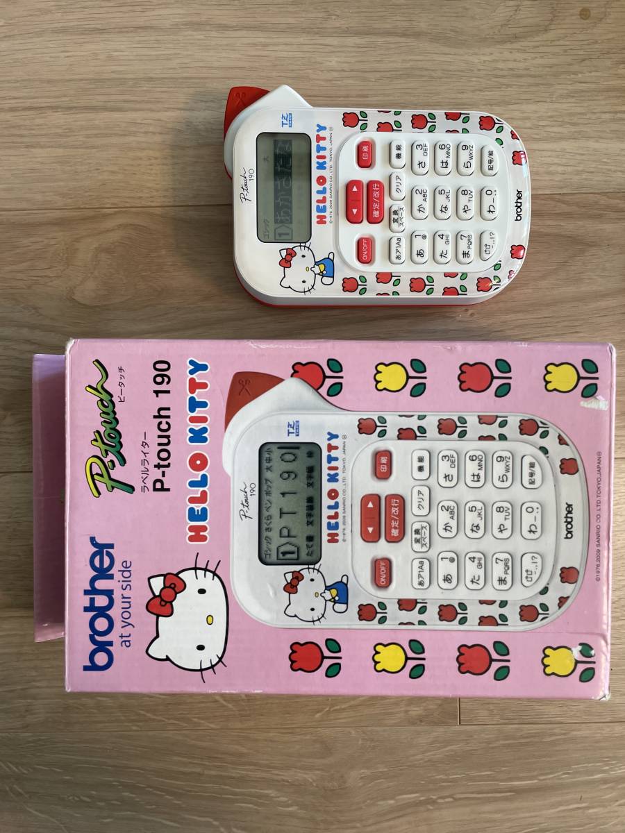 【傷や汚れあり】BROTHER P-TOUCH 190 HELLO KITTY ハローキティラベルライター キティちゃん ブラザーの落札情報 ...