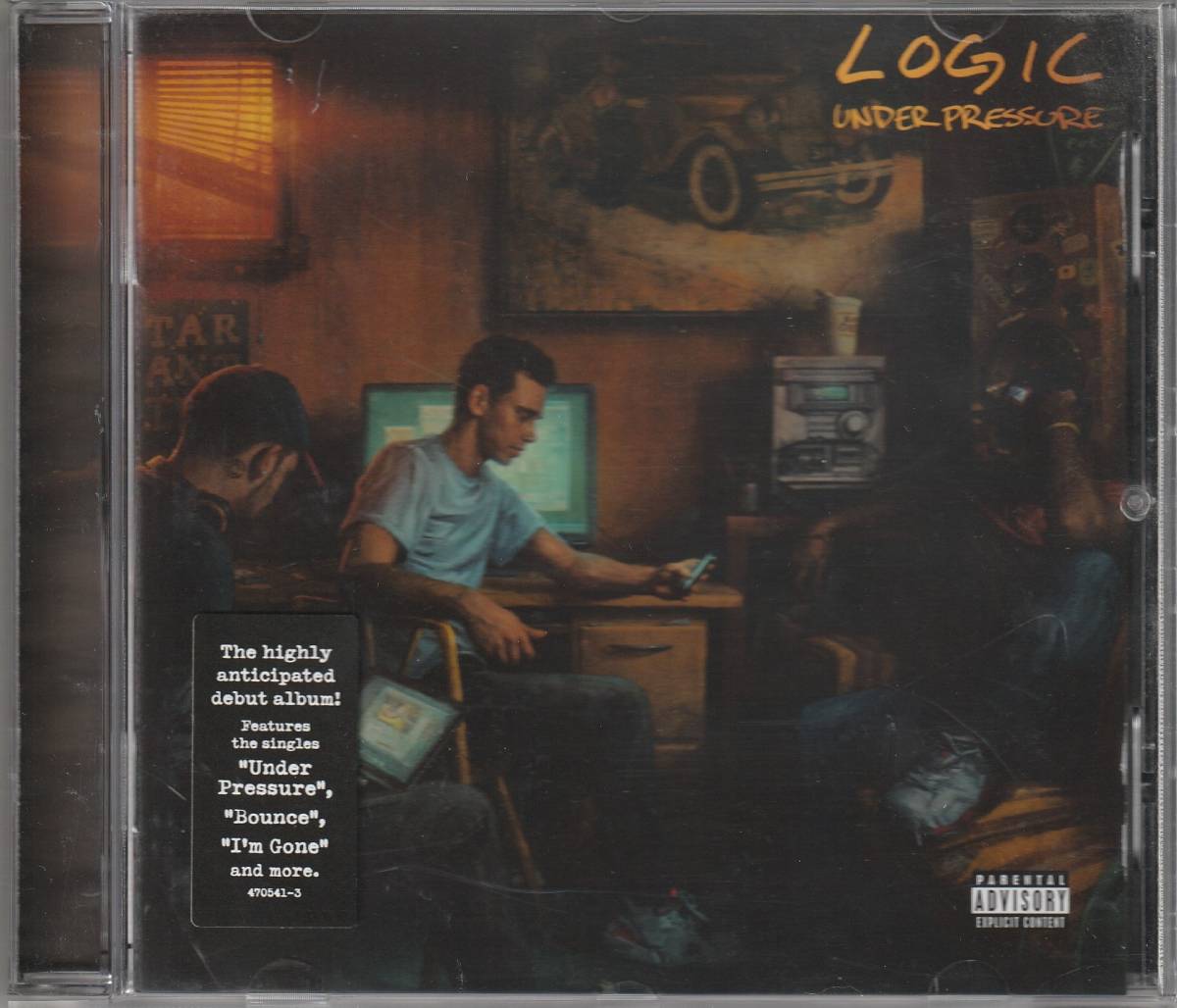 【やや傷や汚れあり】中古CD HIPHOP LOGIC／Under Pressure／2014年／Pro. No ID Kendrick ...