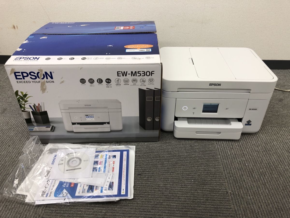 【やや傷や汚れあり】1201-412MM17264 プリンター エプソン EPSON EW-M530F 印刷 箱付きの落札情報詳細 - ヤフオク落札価格検索 オークフリー