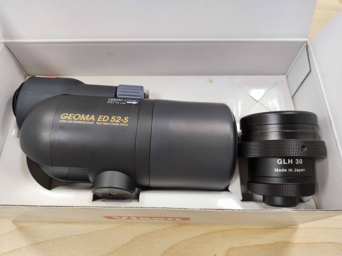 【やや傷や汚れあり】Vixen ビクセン フィールドスコープ GEOMA ED52-S ヴィクセン 接眼レンズ GLH 30 単眼鏡 現状品 ...