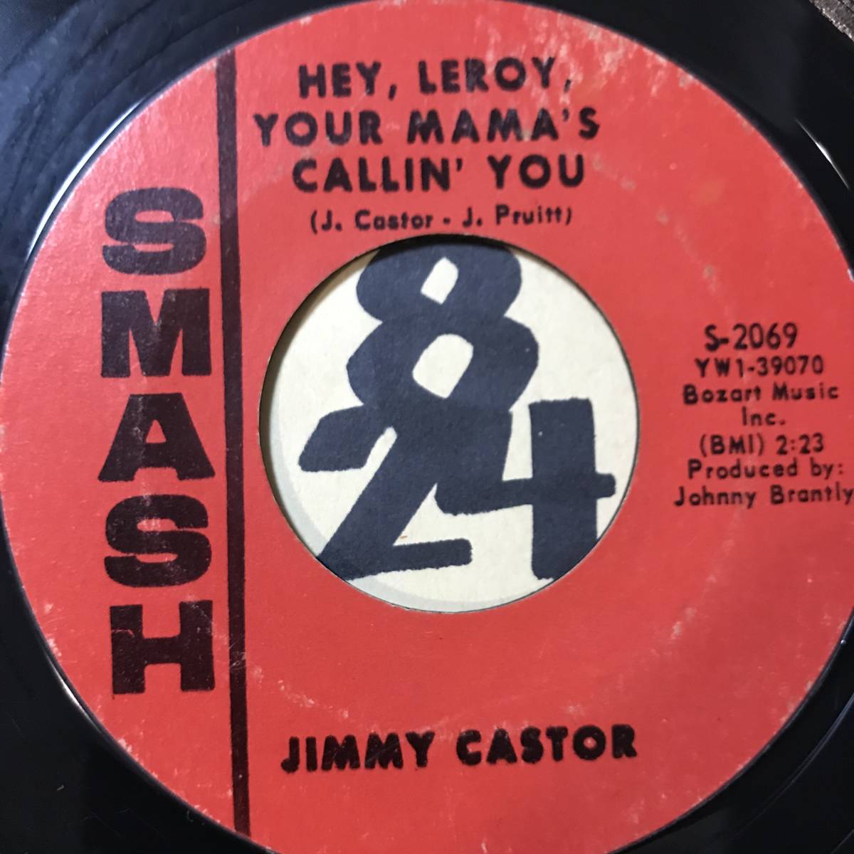【やや傷や汚れあり】試聴 カリブ・ソウル。JIMMY CASTOR HEY, LEROY, YOUR MAMA’S CALLIN’ YOU ...