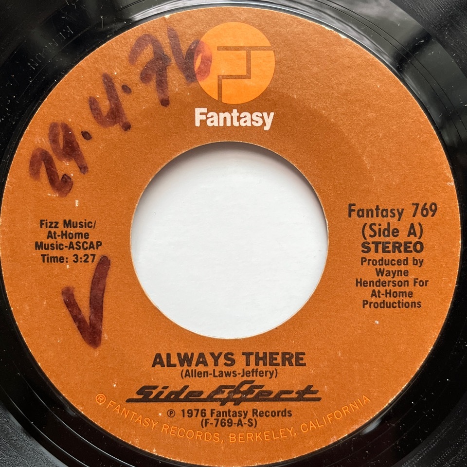 【目立った傷や汚れなし】【試聴 7inch】Side Effect / Always There 7インチ 45 muro koco フリー ...