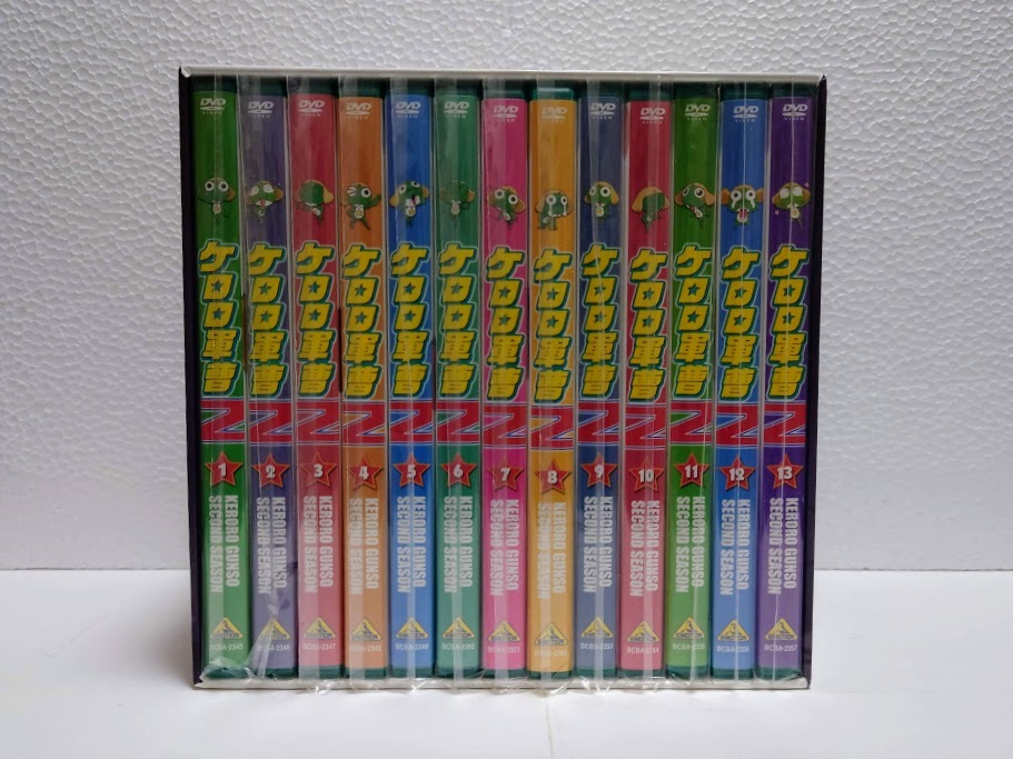 【目立った傷や汚れなし】DVD BOX ケロロ軍曹 2nd season シーズン2 全13巻 52話 セット 貴重 初回特典付 美中古品 ...
