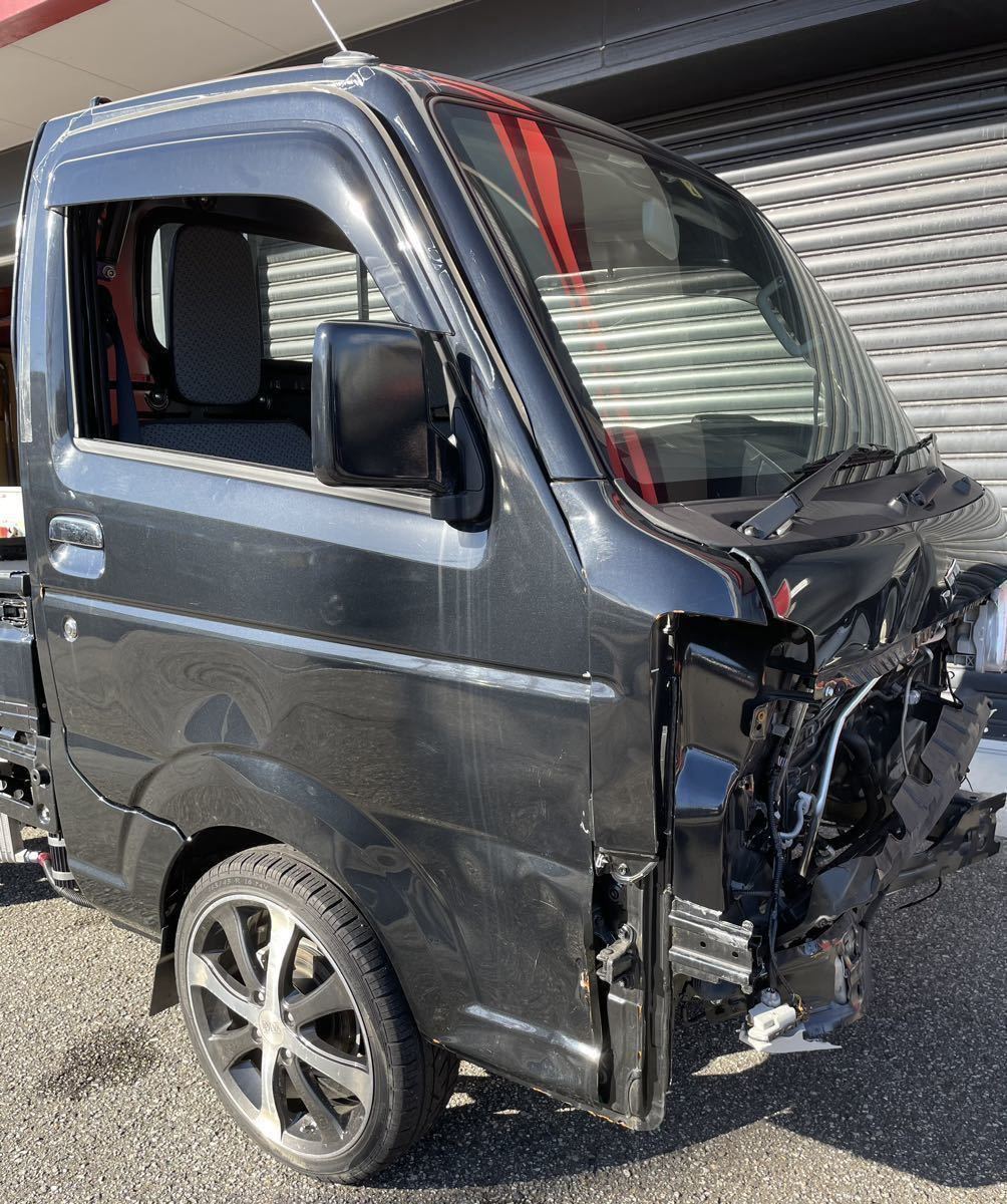 【やや傷や汚れあり】DA16T スズキキャリー事故車 実走行4500km KTVカスタム車両 丸車 の落札情報詳細| ヤフオク落札価格情報 オークフリー