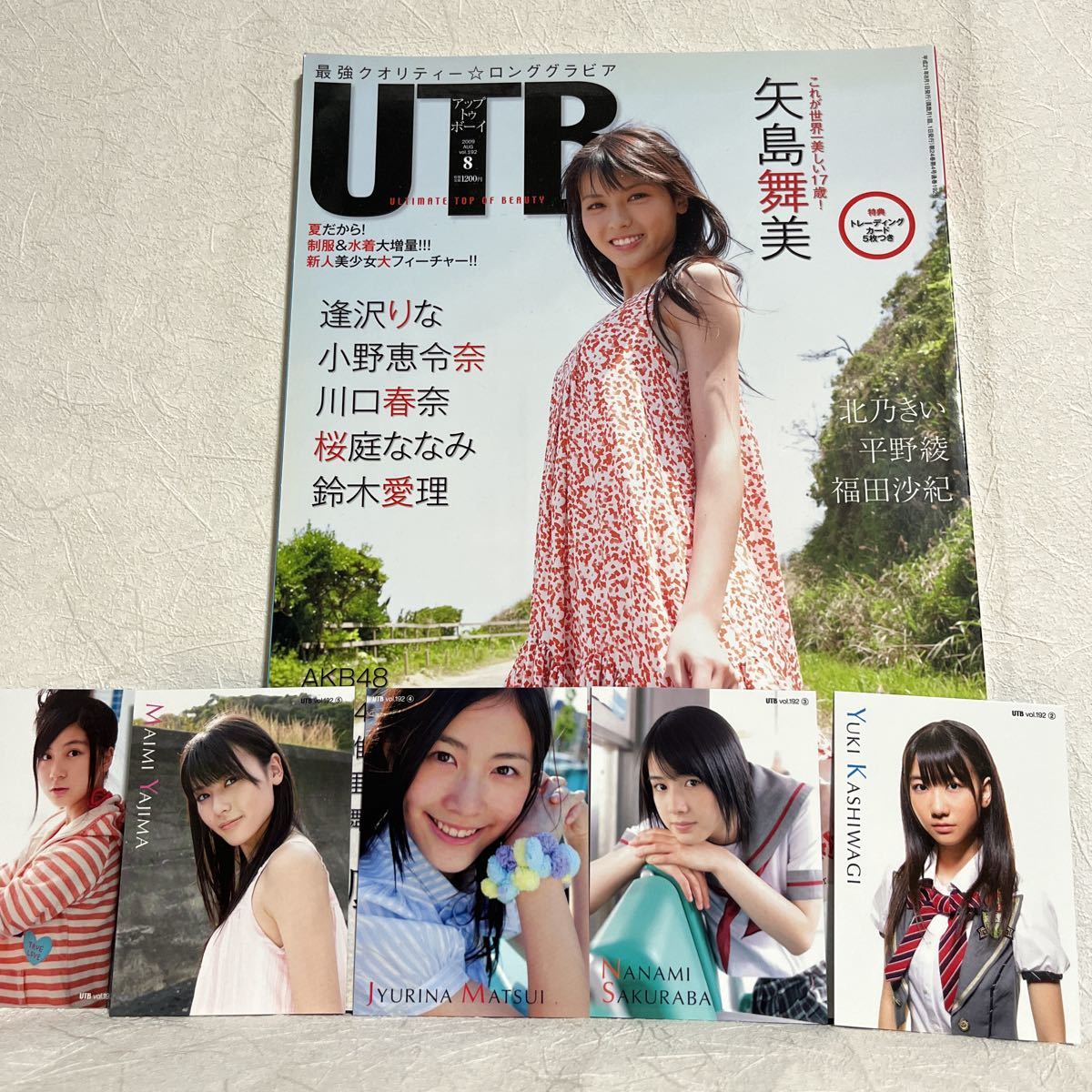 【やや傷や汚れあり】UTB アップトゥボーイ 2012年12月号 トレカ付属 NMB48 山本彩 横山由依 渡辺美優紀 島崎遥香 入山杏奈 桜庭ななみ 工藤遥 の落札情報詳細| ヤフオク落札 ...