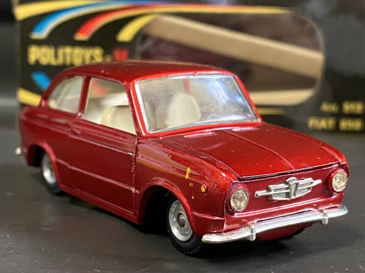 【目立った傷や汚れなし】Politoys-M 513 Fiat 850 -1964- ポリトーイ ポリトイズ フィアット 絶版 美品 ...