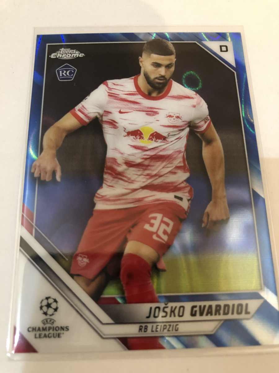 【目立った傷や汚れなし】2021-22 Topps Chrome Champions League Josko Gvardiol Blue ...