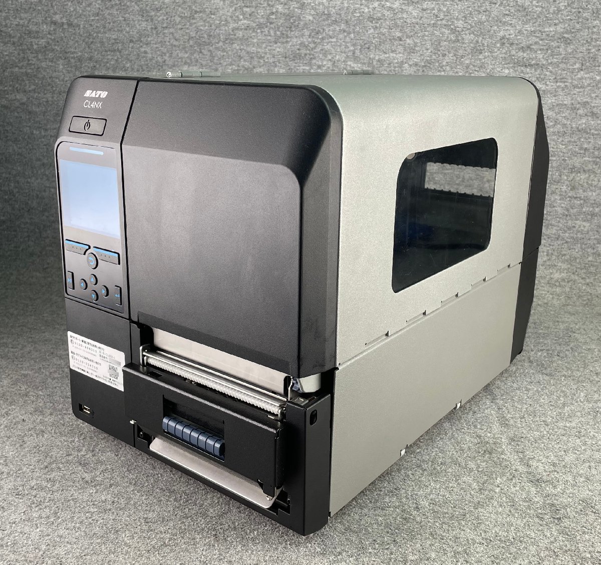 【やや傷や汚れあり】SATO/サトー 感熱 熱転写方式兼用 バーコードプリンタ ★スキャントロニクス CL4NX-J /USB LAN ...