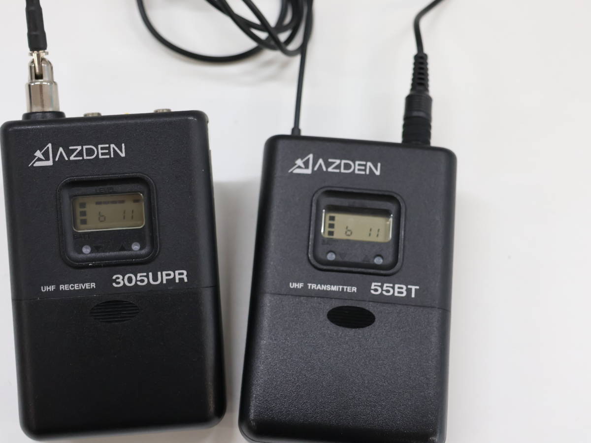 【ジャンク】 AZDEN 50BT 50UPR セット ワイヤレス 送受信機 ※電源確認済 売れ筋 の落札情報詳細| ヤフオク落札価格情報 ...