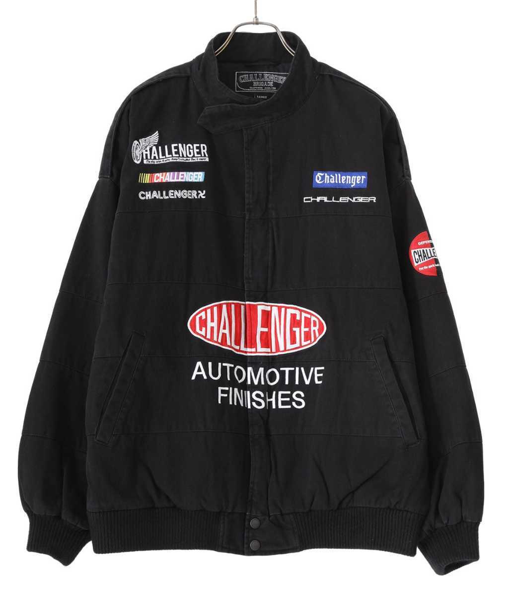 【目立った傷や汚れなし】最安！22AW CHALLENGER NATIONAL RACING JACKET L サイズ BLACK ブラック ...