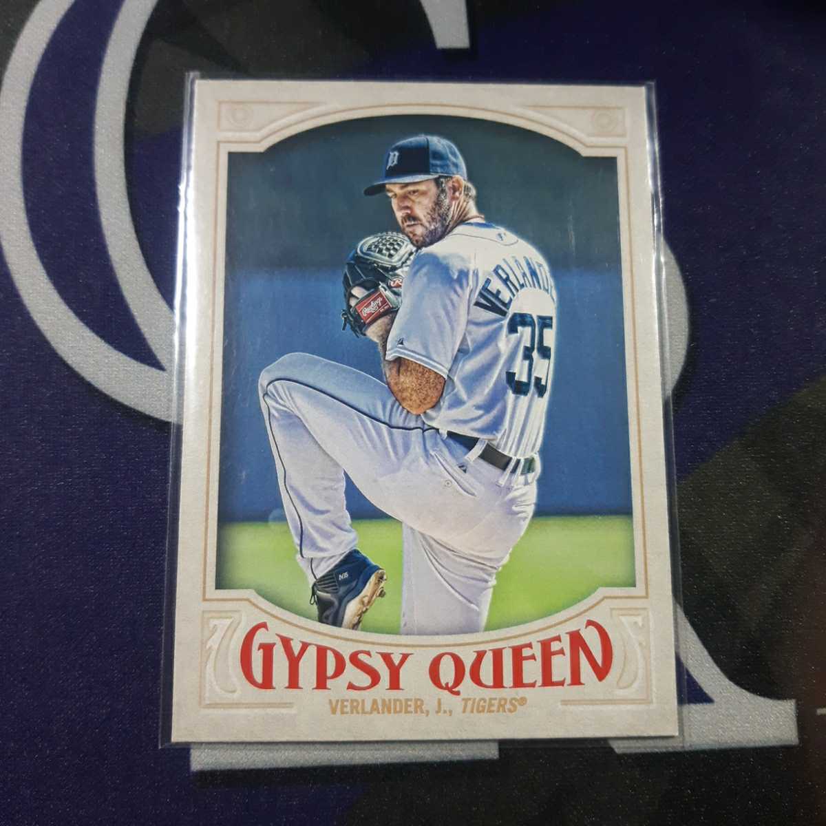 【未使用】2016 Topps Gypsy queen Justin Verlander Detroit Tigers New York ...