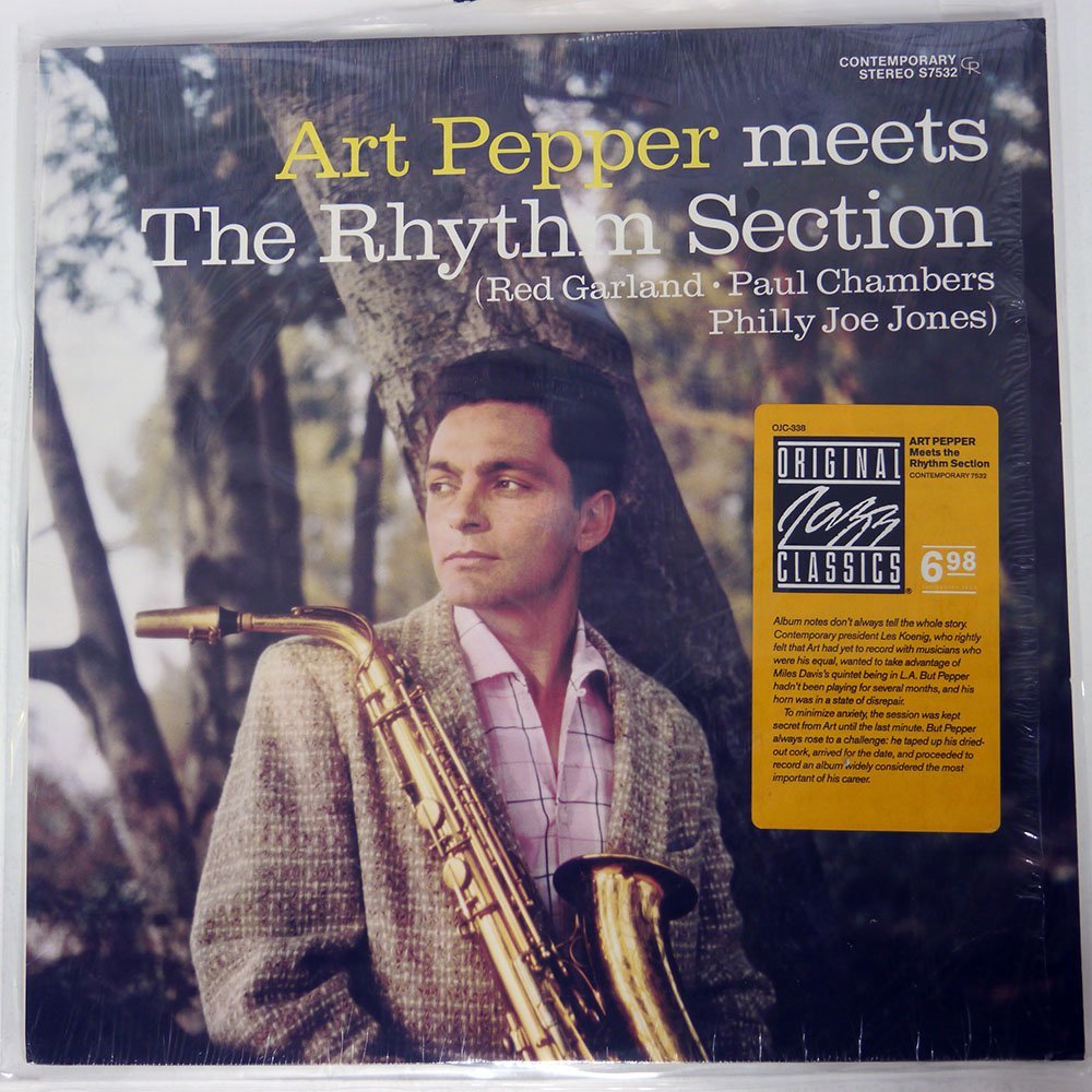 【やや傷や汚れあり】ART PEPPER/MEETS THE RHYTHM SECTION/CONTEMPORARY OJC338の落札情報詳細 - ヤフオク落札価格検索 オークフリー
