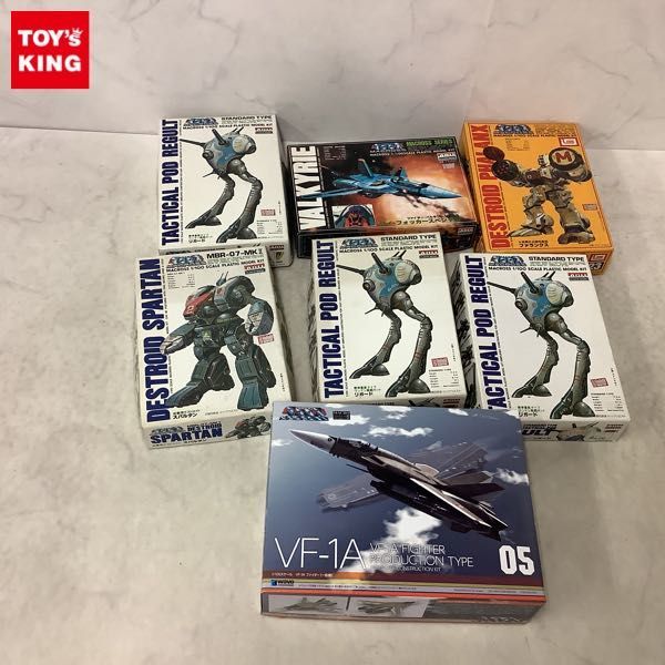 【全体的に状態が悪い】1円〜 wave 1/100 超時空要塞マクロス VF-1A ファイター 一般機、ARII 1/100 攻撃用デストロイド スパルタン他 の落札情報詳細| ヤフオク落札 ...