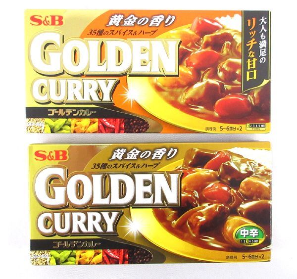 【未使用】送料300円(税込) bc726 S&B ゴールデンカレー ルウ 198g 2種 22点【シンオク】の落札情報詳細 - Yahoo!オークション落札価格検索 オークフリー