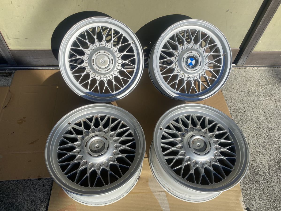 【傷や汚れあり】BMW純正アルミホイール BMW 純正 メッシュ ホイール 4本セット 5H-120 16インチ 7J E39 E38 E34 E32 E46 E36 の落札情報詳細 ...