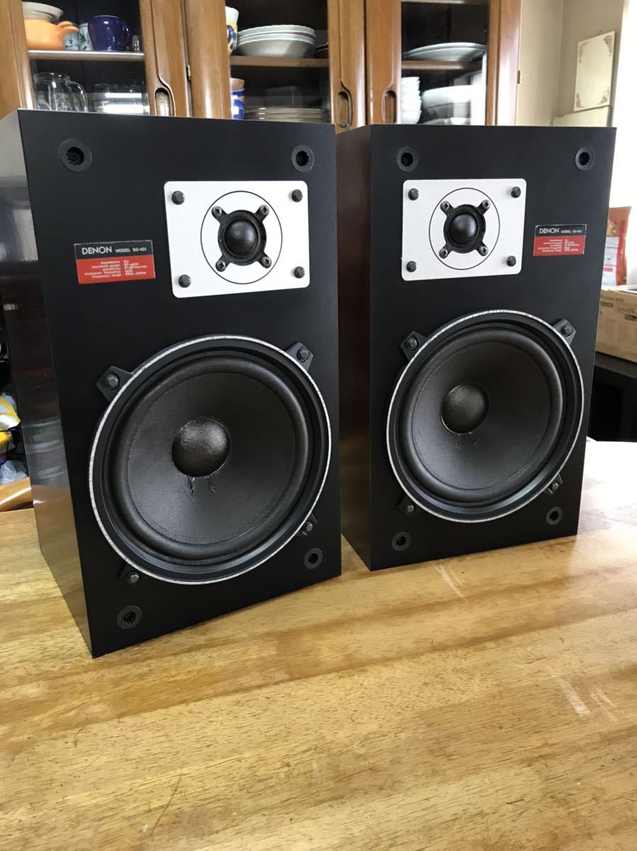 【目立った傷や汚れなし】denon SC-101 スーパーボーイ メンテナンス済 完動品 美品 クリーニング済 2台1組 の落札情報詳細| ヤフオク落札価格情報 オークフリー