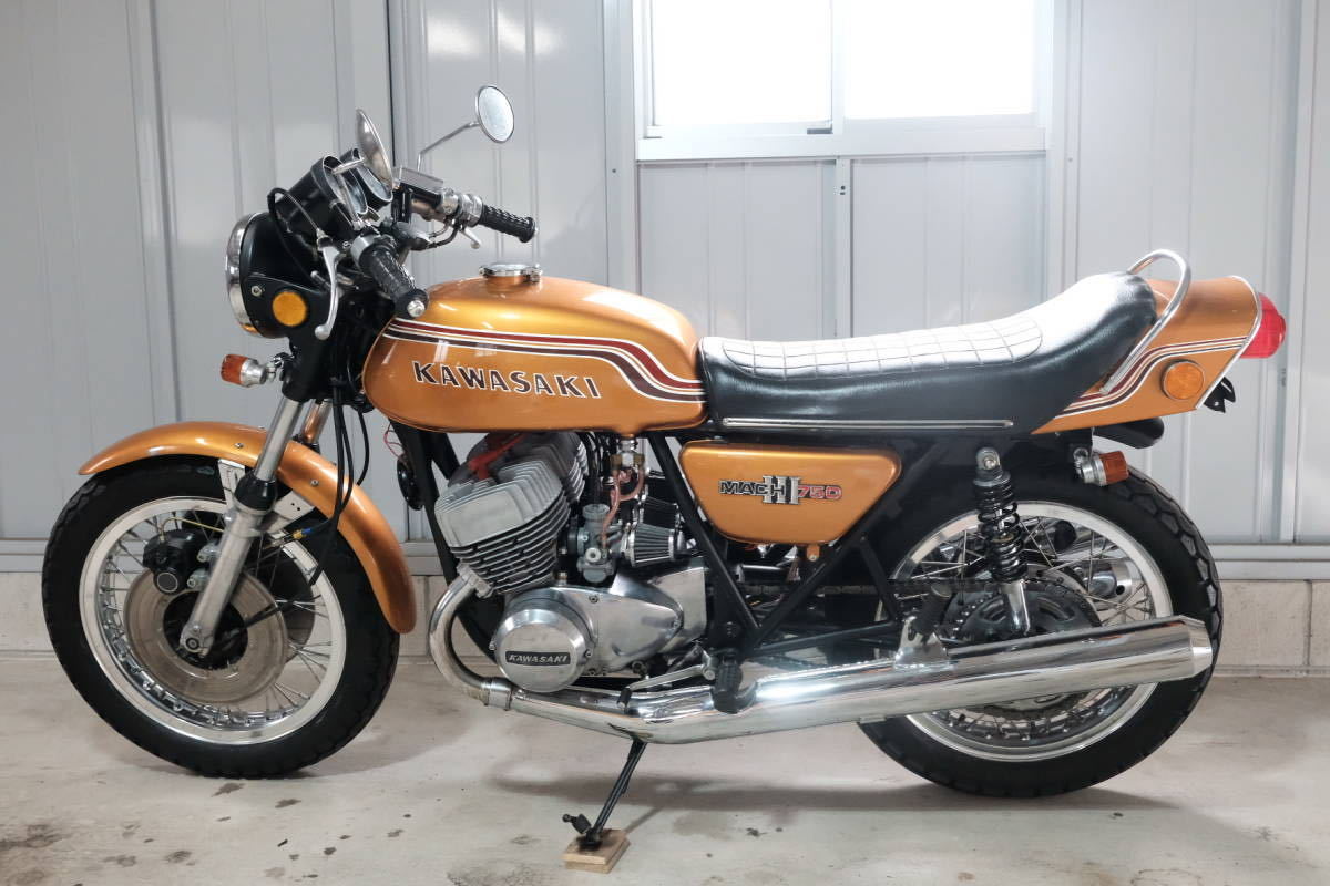 【やや傷や汚れあり】Kawasaki 750SS H2 マッハ 1972年式 【車検2年付き渡し】の落札情報詳細 - Yahoo!オークション落札価格検索 オークフリー