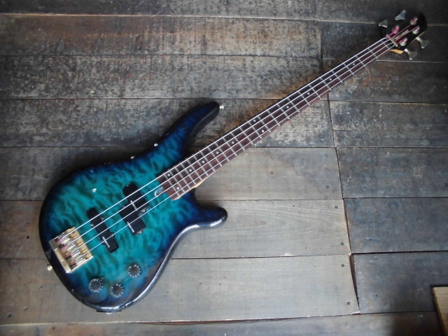 【傷や汚れあり】ジャンク FERNANDES FRBシリーズ 42？ フェルナンデス ベース ブルー/グリーン系サンバースト ゴールドパーツの落札情報詳細 - Yahoo!オークション落札価格 ...