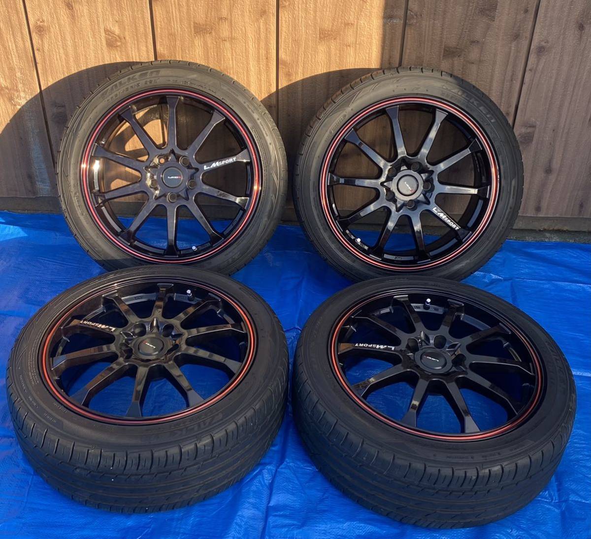 【未使用に近い】ほぼ新品LEHRMEISTER レアマイスター LM-10R LMSPORT LMスポーツ 5H- 114.3 18インチ 7.5J +50 発送は着払いになります。の落札情報 ...