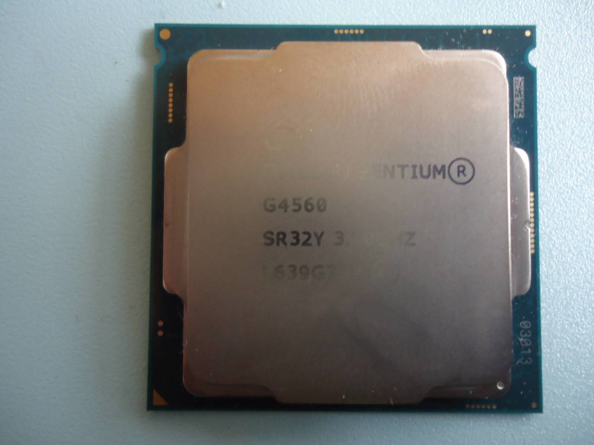 【やや傷や汚れあり】中古 Pentium Dual-Core G4560の落札情報詳細 - ヤフオク落札価格検索 オークフリー