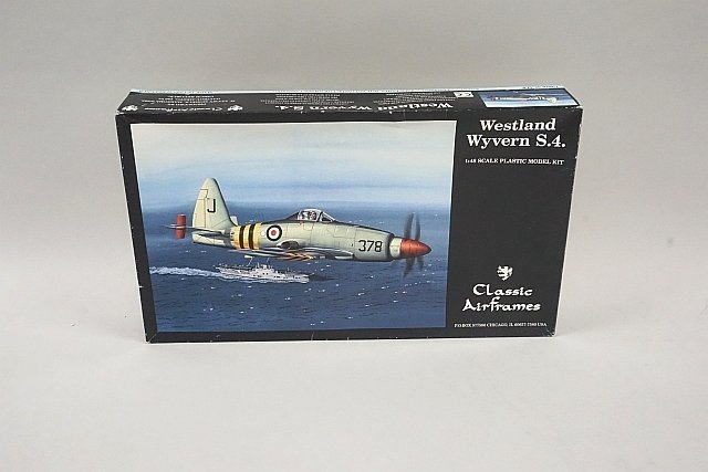 【傷や汚れあり】★ Classic Airframes クラシックエアフレーム 1/48 ウェストランド ワイバーン S.4. プラモデルの ...