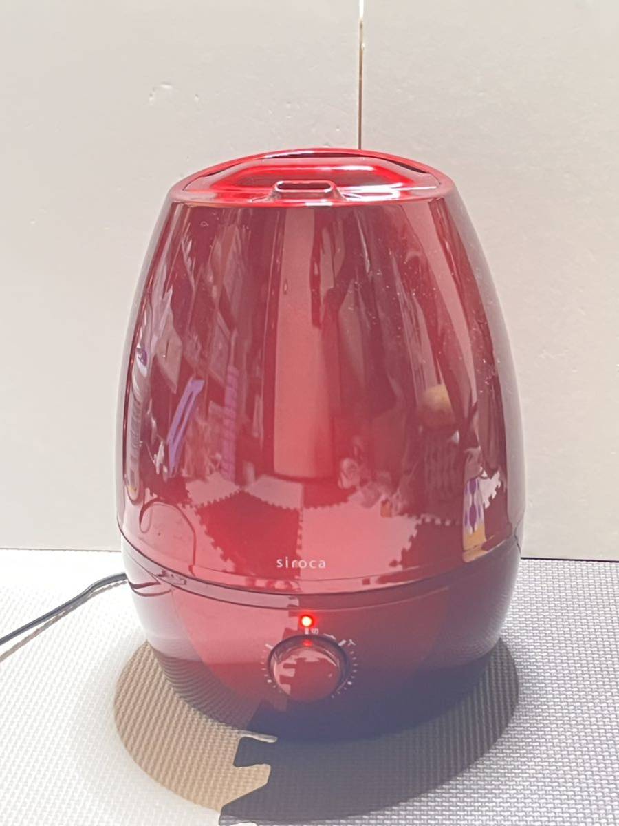 【やや傷や汚れあり】siroca 加湿器 レッド SD-C112 超音波式 5.0Lの落札情報詳細 - Yahoo!オークション落札価格検索 オークフリー