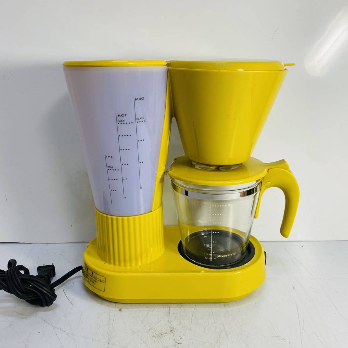 【未使用】★☆deviceSTYLE コーヒーメーカー Burunopasso CA-6 パンプキンイエロー 未使用品 保管傷あり I☆★の落札情報詳細 - Yahoo!オークション落札価格 ...