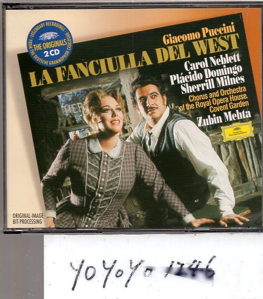 【目立った傷や汚れなし】プッチーニ：LA FANCIULLA DEL WEST、メータ指揮（2CD）の落札情報詳細 - ヤフオク落札価格検索 オークフリー