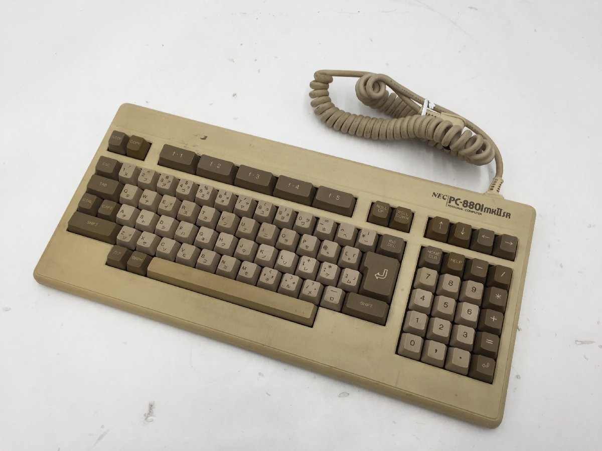 【全体的に状態が悪い】♪ 【NEC エヌイーシー】PC88専用キーボード PC-8801mkⅡSR 0125 17の落札情報詳細 ...