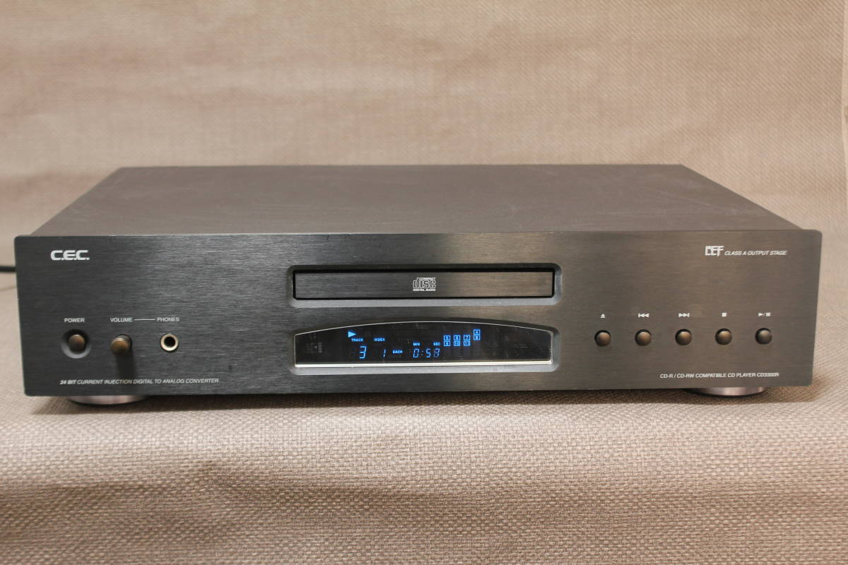 【やや傷や汚れあり】CEC CD3300R 改良整備品ピックアップ交換済の落札情報詳細 - Yahoo!オークション落札価格検索 オークフリー