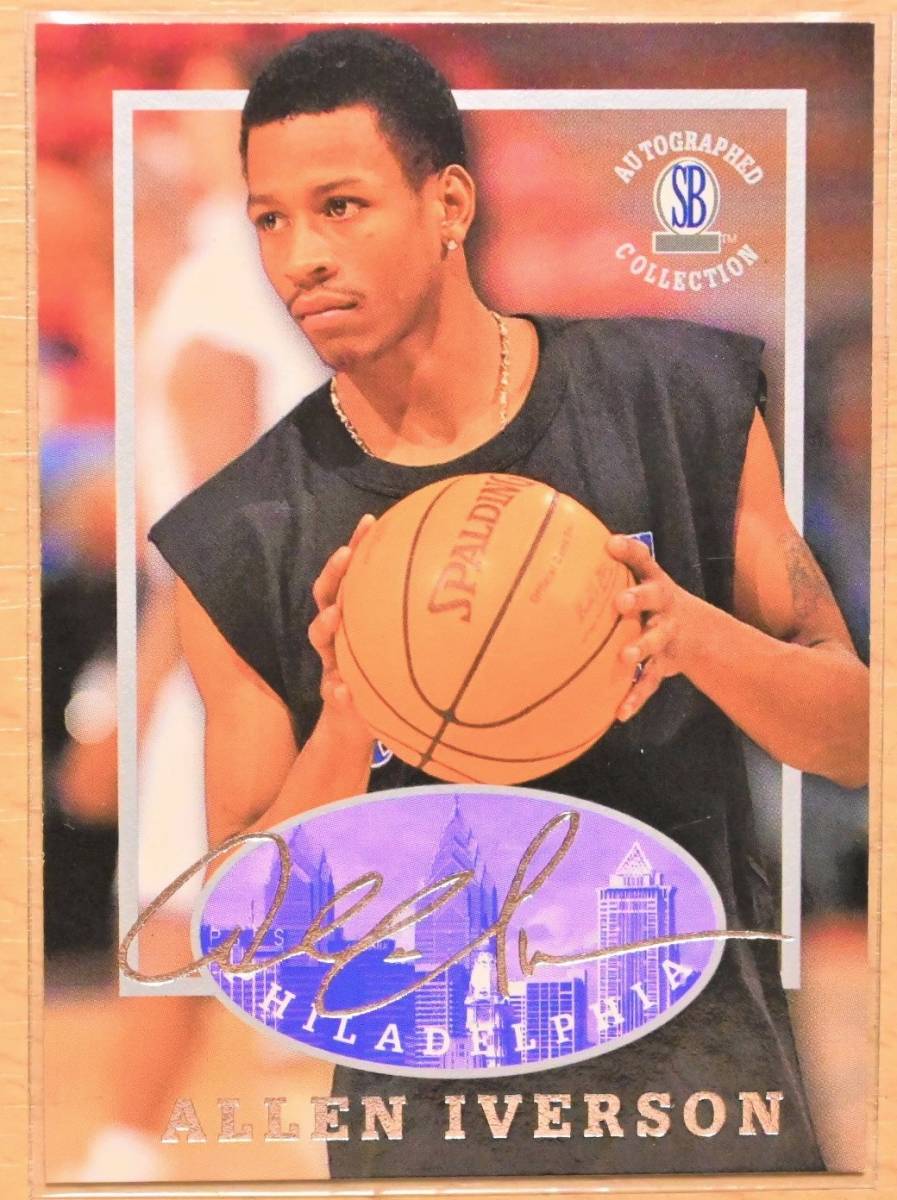 【目立った傷や汚れなし】ALLEN IVERSON (アレン・アイバーソン) 1997 AUTOGRAPHED COLLECTION,RC ...