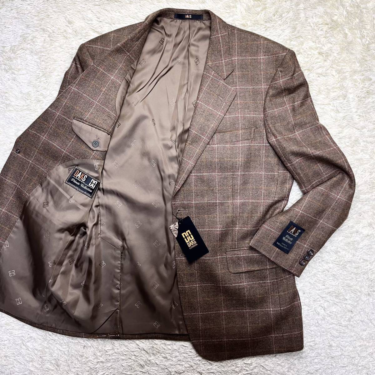 【未使用】【新品未使用】DAKS LONDON ダックス テーラードジャケット グレンチェック 裏地ロゴ カシミヤ カシミア 混 メンズ L ワッペンの落札情報詳細 - Yahoo ...