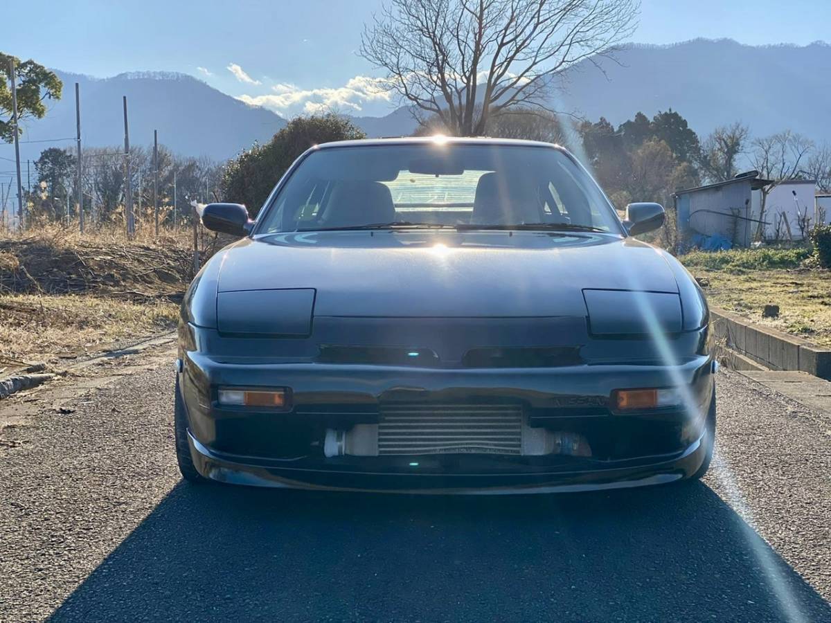 【走行距離 173,018 km】☆ 日産 180SX☆RS13☆ CA18DET ☆ サンルーフ ☆ GARRETターボ ☆ ロールバー ☆ ...