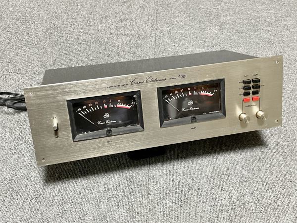 【傷や汚れあり】★COSMO ELECTRONICS ピークレベルメーター model 2001★の落札情報詳細 - ヤフオク落札価格情報 オークフリー