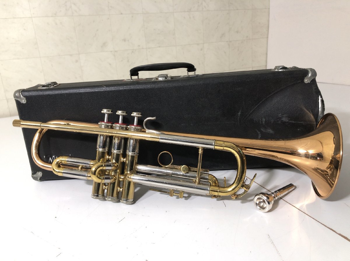 【傷や汚れあり】8K008 NIKKAN ニッカン IMPERIALE インペリアル トランペット 管楽器 金管楽器 吹奏楽 音楽 ハード ...