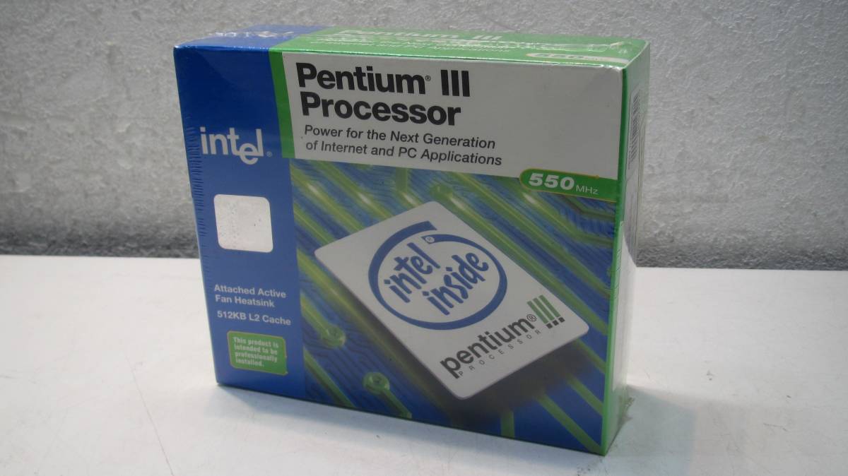 【未使用】 【未開封】CPU intel Pentium Ⅲ Processor 550MHZ の落札情報詳細 - ヤフオク落札価格検索 オークフリー
