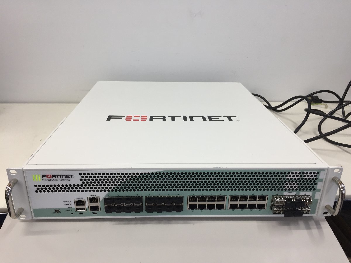 【傷や汚れあり】美品FORTINET フォーティネット Fortigate-1500D FG-1500D ファイアウォール （管2F）の落札 ...