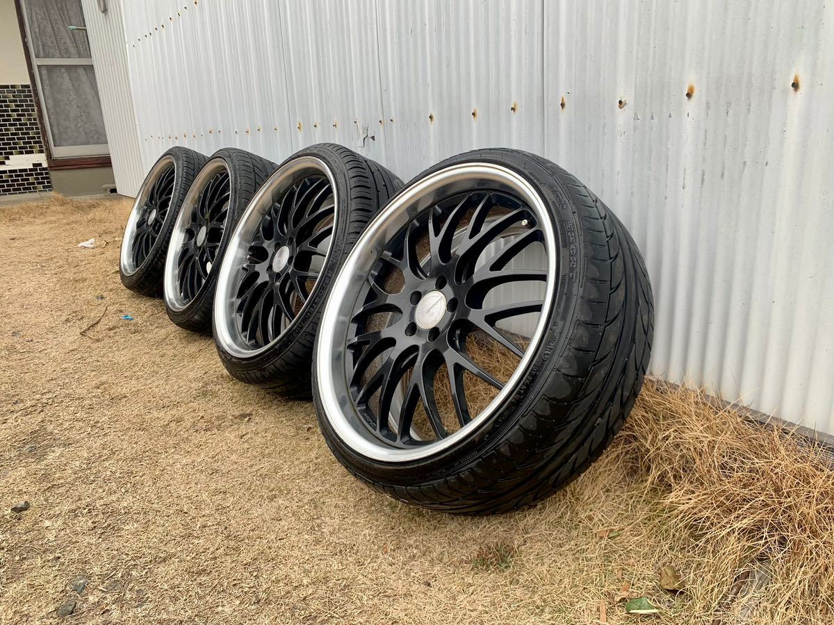 【傷や汚れあり】WORK GNOSIS ワーク グノーシス 19インチ 19x8.5JJ+43 19x8.0JJ+47 PCD 5x100 4 ...