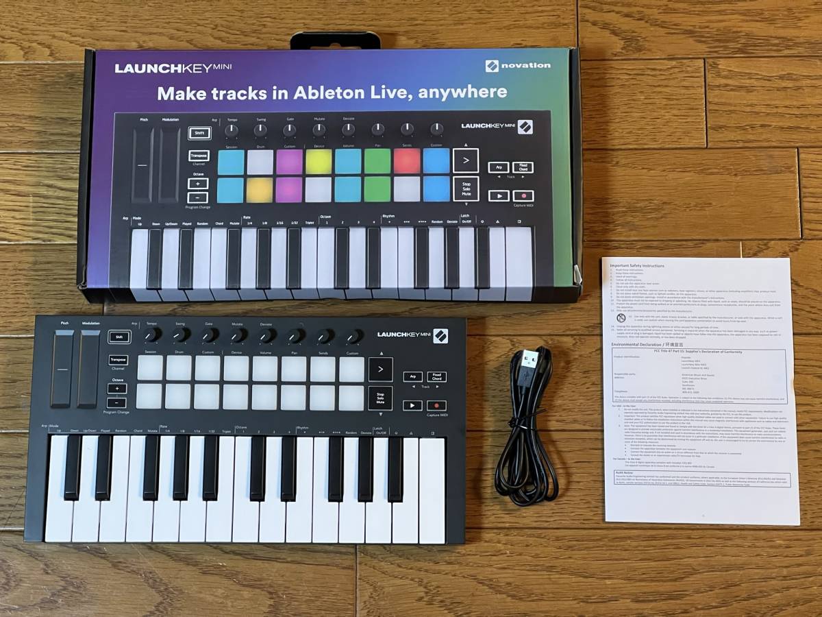 【目立った傷や汚れなし】☆美品☆novation LAUNCHKEY MINI MK3 MIDIキーボード コントローラーの落札情報詳細 - ヤフオク落札価格検索 オークフリー