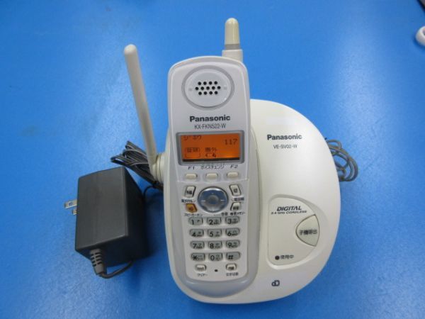 【目立った傷や汚れなし】26 【Panasonic】パナソニック デジタル コードレス電話機「VE-SV02DL 」 動作確認OK 中古美品の落札情報詳細 - ヤフオク落札価格情報 オークフリー
