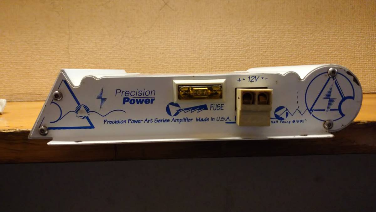 【全体的に状態が悪い】【Precision Power】 プレシジョンパワー PPI PC1400 1chパワーアンプ メッキ筐体 中古品 ...